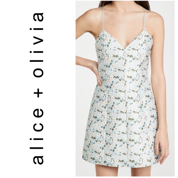 Alice + Olivia | Dresses | Alice Olivia Mini Dress 8 Tayla Structured ...